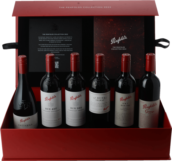 2022 Penfolds Australian Luxury Collection 6 bottles presentation set